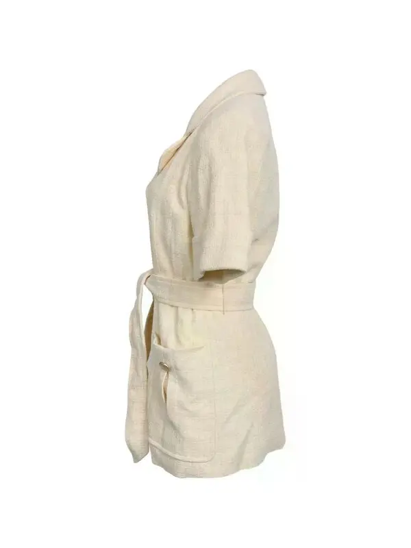Sandro Truman Belted Tweed Jacket