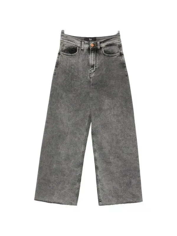 3x1 Faded Raw-cut Jeans