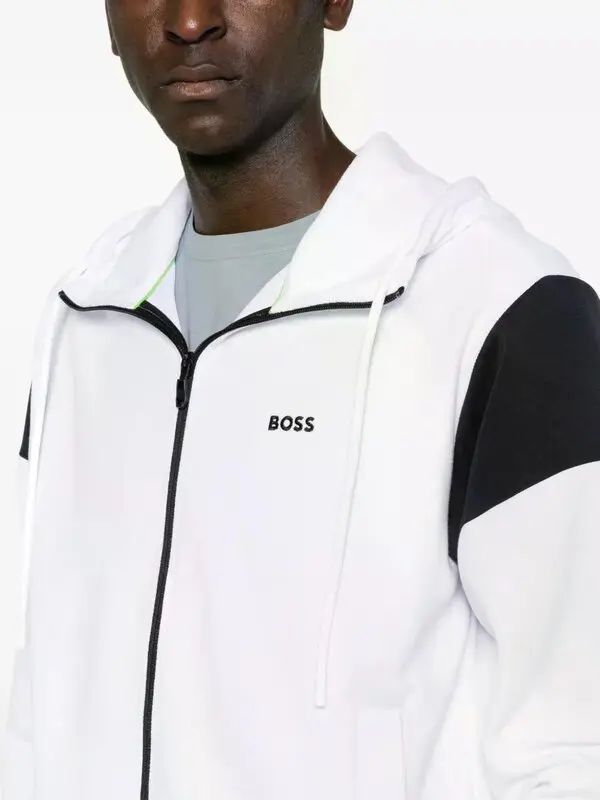 BOSS Logo-print Colour-block Tracksuit