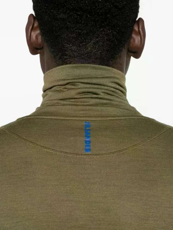 JIL SANDER Zip-neck Long-sleeve T-shirt