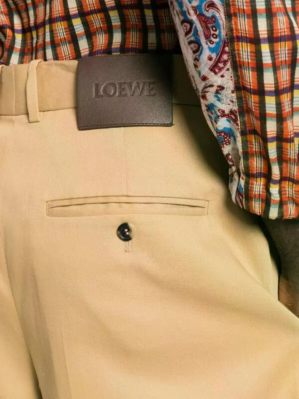 Loewe Wide-leg Pleated Trousers