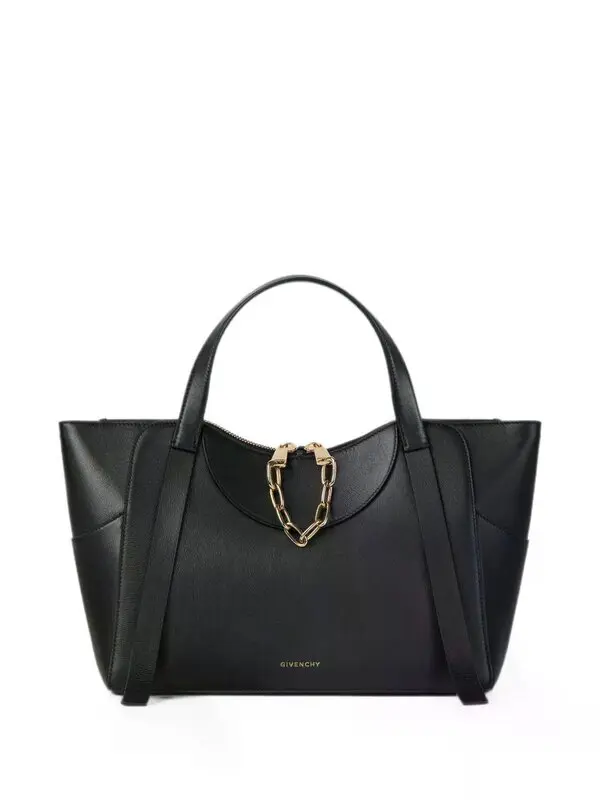 Givenchy The Snatch Bag In Grained Leather - Black
