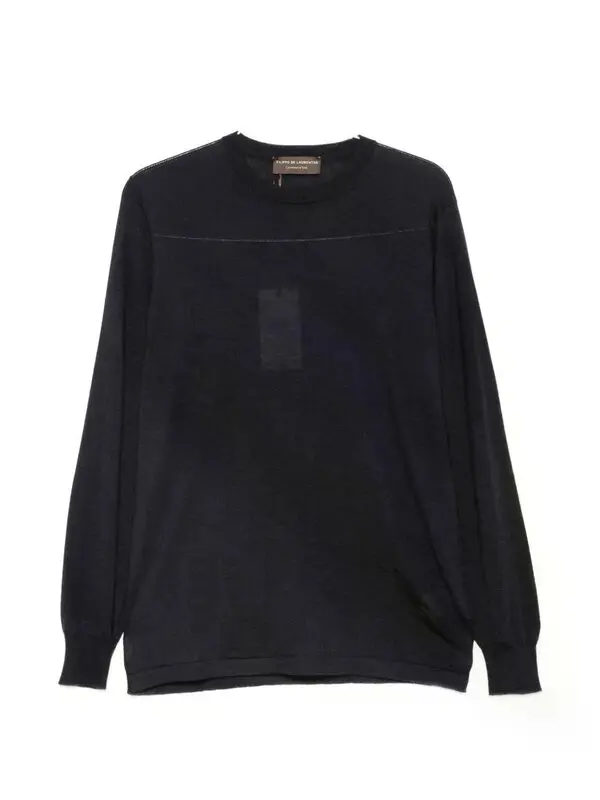 FILIPPO DE LAURENTIIS Long-sleeve Crew-neck T-shirt