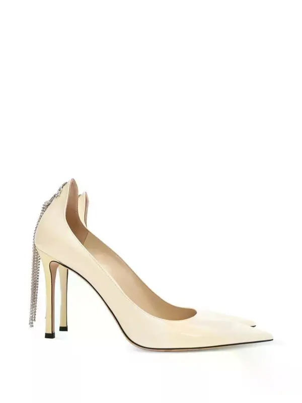 JIMMY CHOO Spruce Crystal Chandelier Pumps - Neutrals