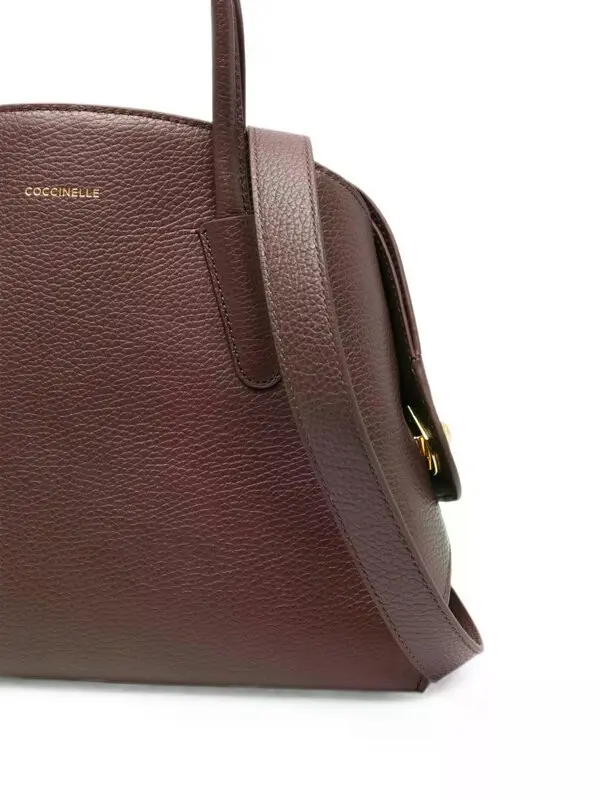 COCCINELLE Tylde Pebbled Leather Tote Bag