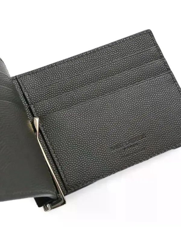Saint Laurent Money Clip Bifold Wallet
