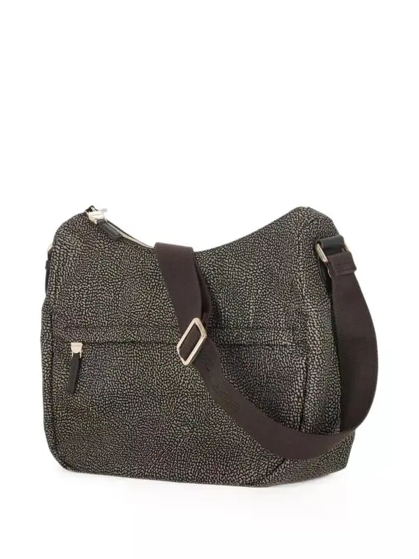 Borbonese B-club Luna Op-printed Shoulder Bag