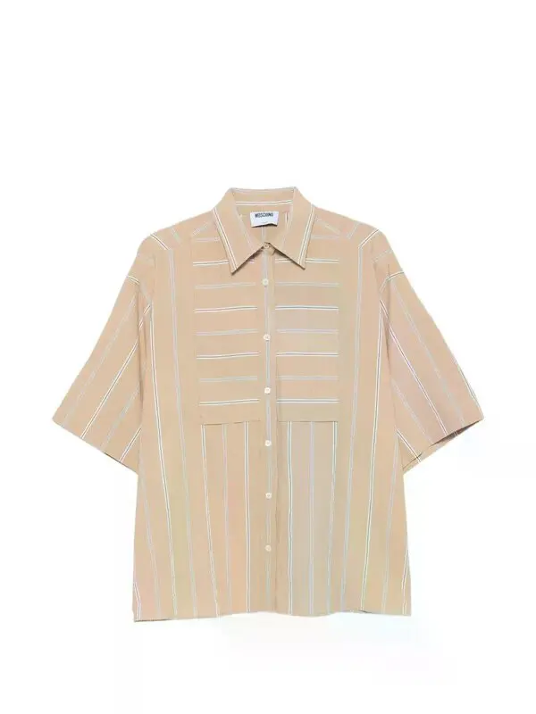 Moschino Striped Short-sleeve Shirt