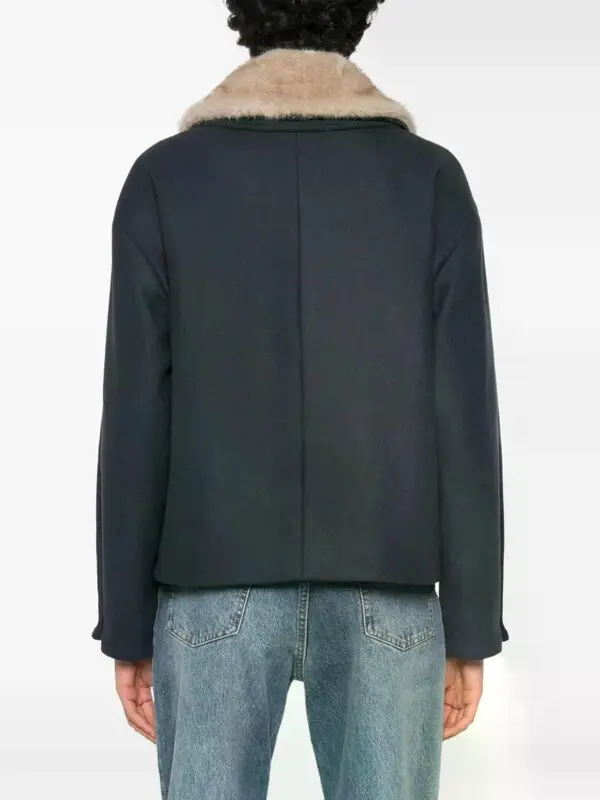 Herno Faux-fur-collar Zip-up Jacket