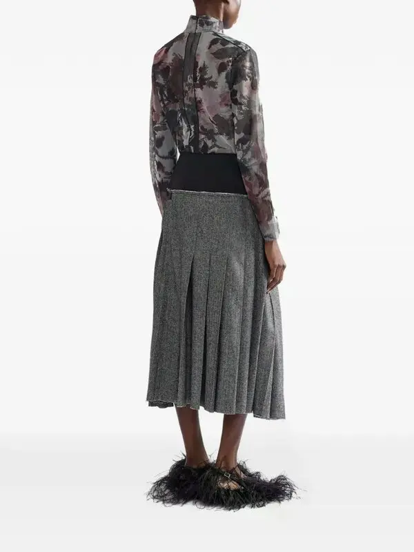 Erdem Floral-print Jacquard Turtleneck Sweater