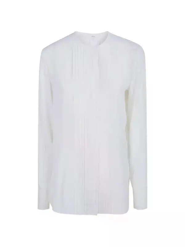 Mantū Ruffle-trim Pleated Blouse