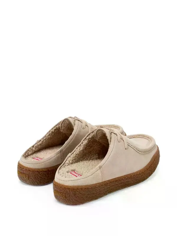 Camper Peu Terreno Suede Mules