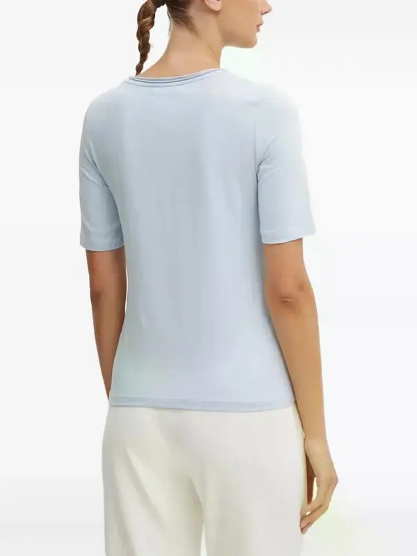 SPORTALM Crystal-embellished Logo-print T-shirt