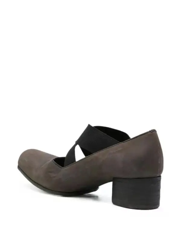 UMA WANG Cross-strap Square-toe Pumps