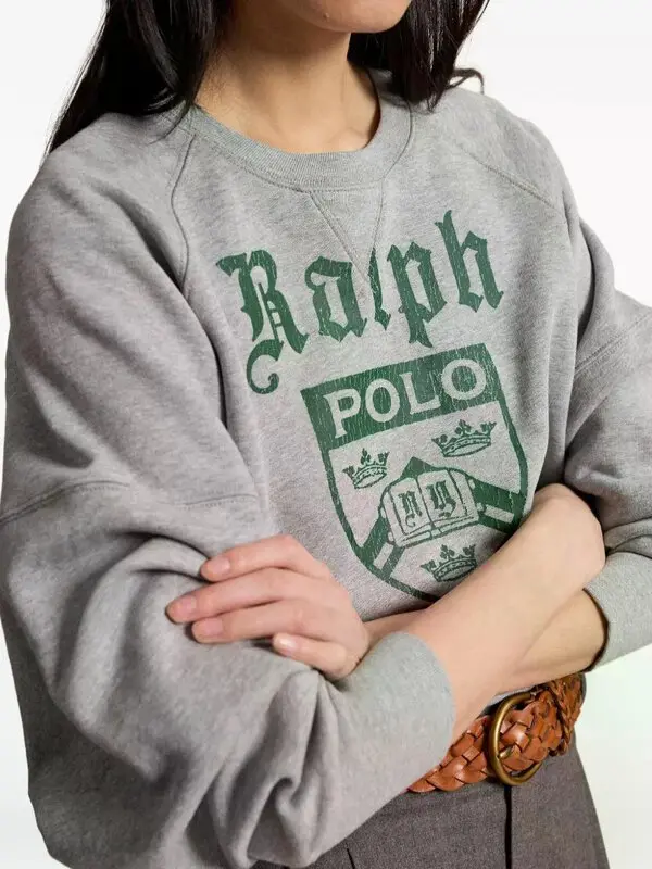 Polo Ralph Lauren Logo-print Raglan-sleeve Sweater