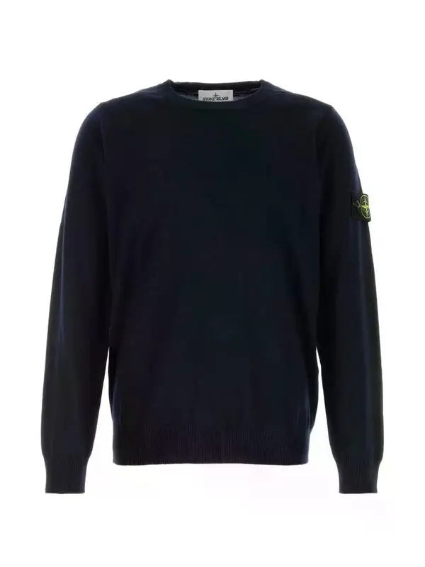 Stone Island 5100071 Regular-fit Crew-neck Jumper - Blue