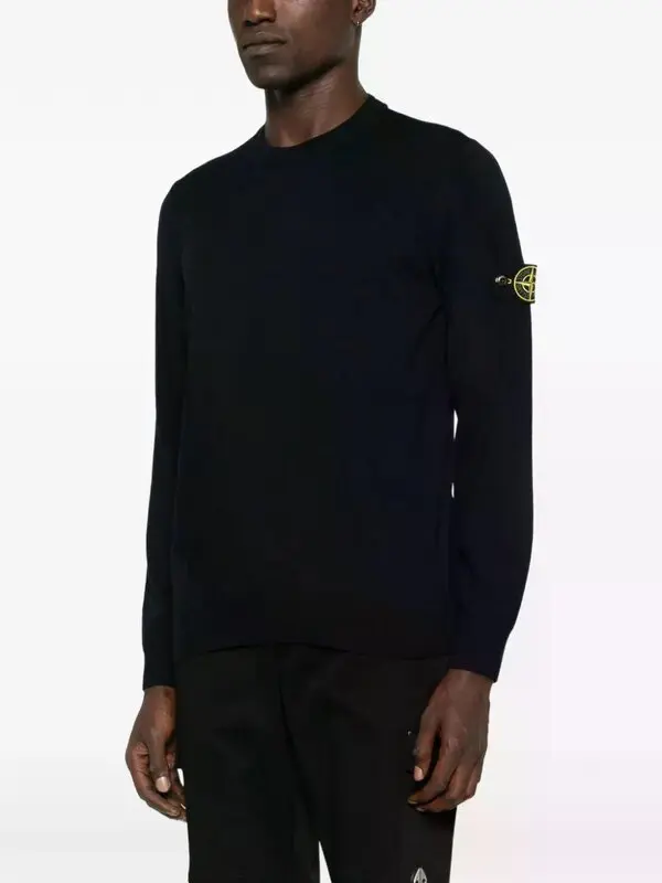 Stone Island 5100071 Regular-fit Crew-neck Jumper - Blue