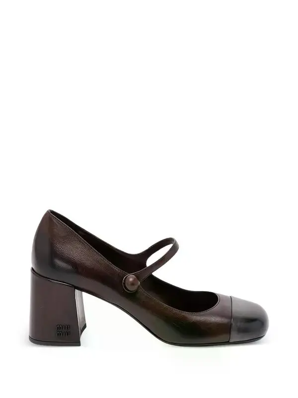 Miu Miu Mary Jane Pumps - Brown