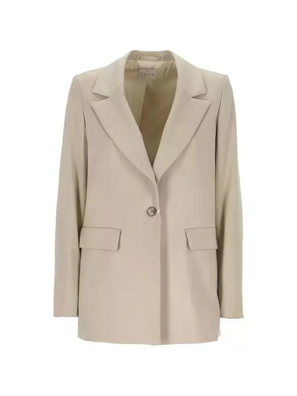 EMME Single-breasted Notched-lapels Jacket