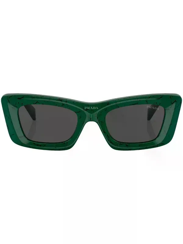Prada Square-frame Sunglasses - Green