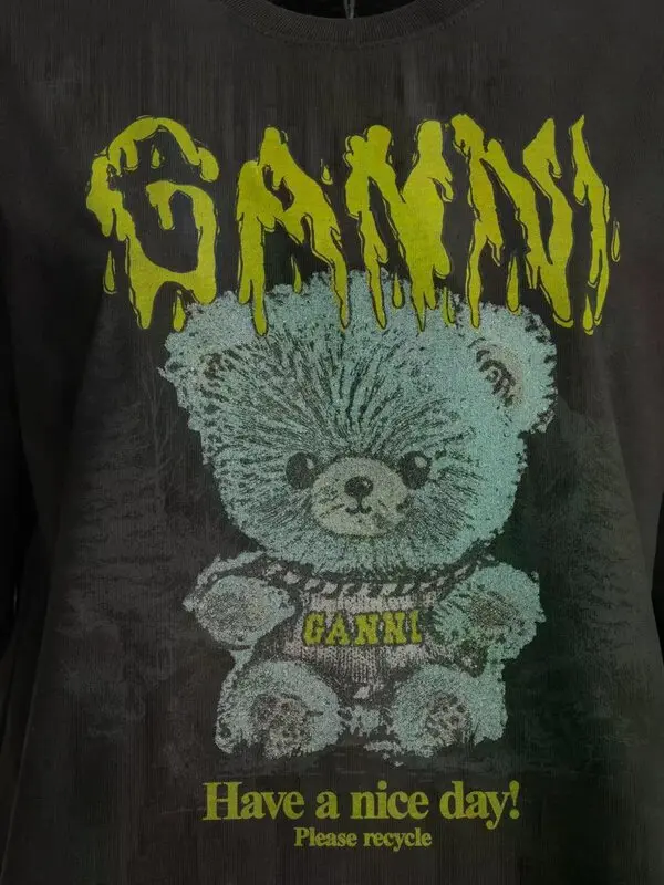 GANNI Forest Teddy T-shirt