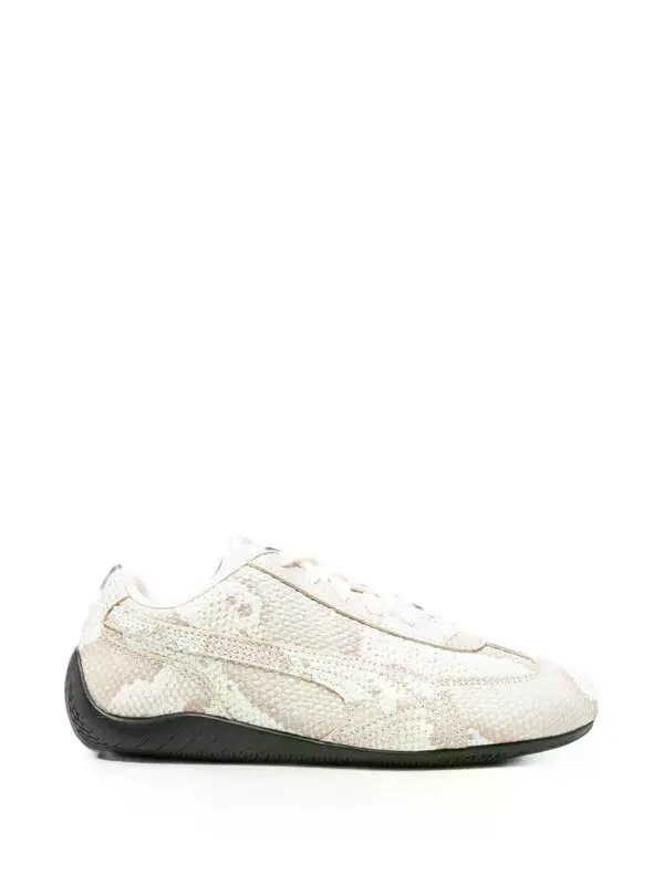 PUMA Snakeskin-effect Leather Sneakers