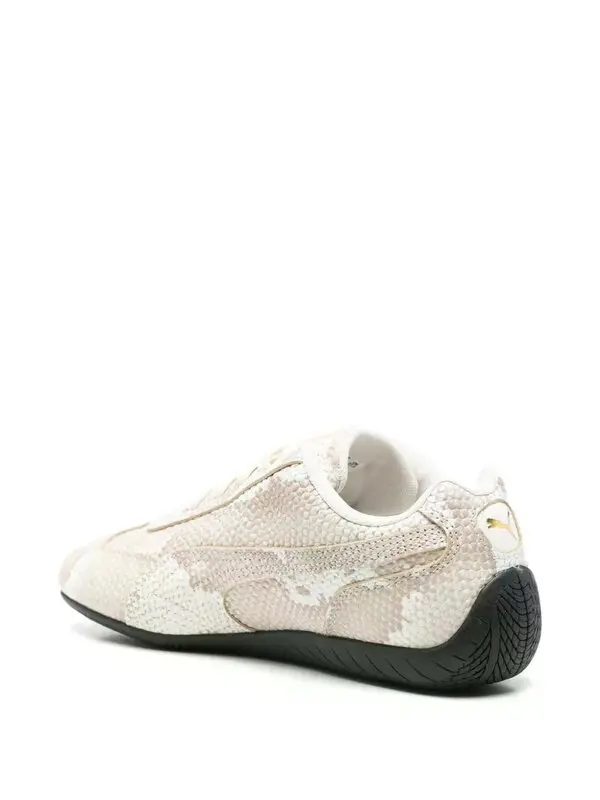 PUMA Snakeskin-effect Leather Sneakers