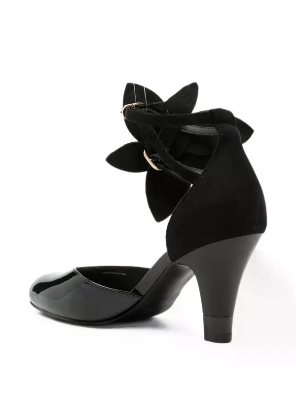 Liu Jo Flower-embellished Patent-finish Sandals