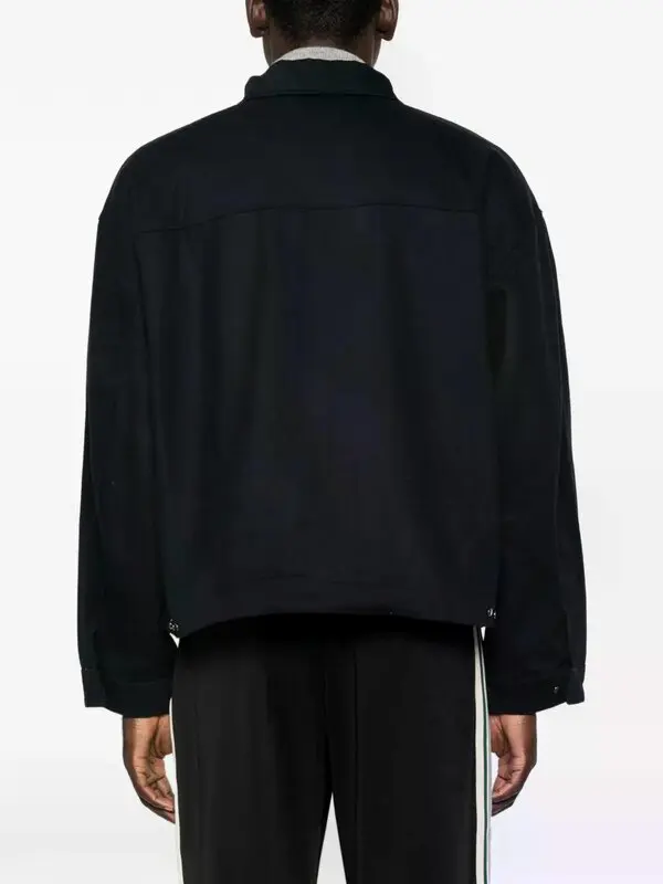 ARTE ANTWERP Logo-embroidered Zip-up Jacket