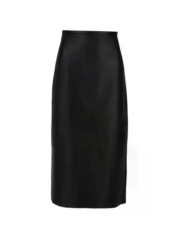 Co Leather Midi Skirt