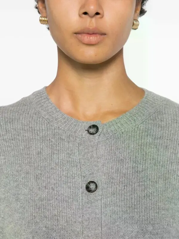 ALLUDE Button-up Cardigan
