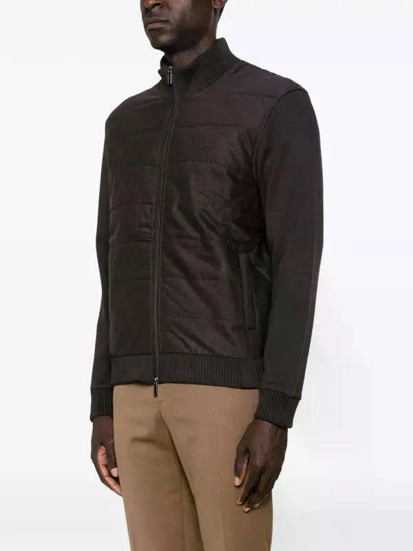 FAY Quilted Zip-up Jacket