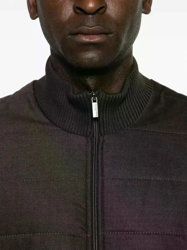 FAY Quilted Zip-up Jacket