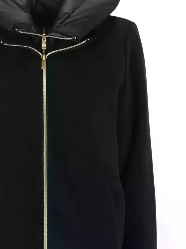 EMME Quilted-hood Zip-up Jacket