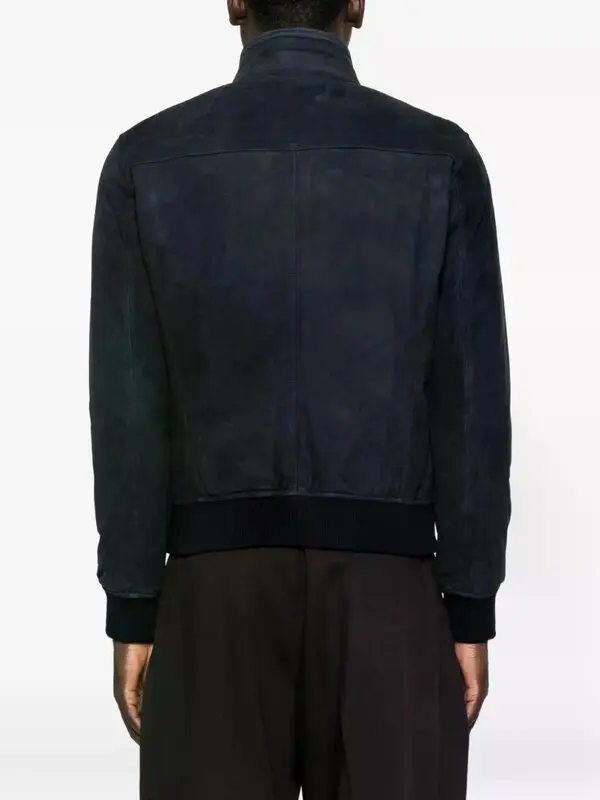STEWART Suede Bomber Jacket