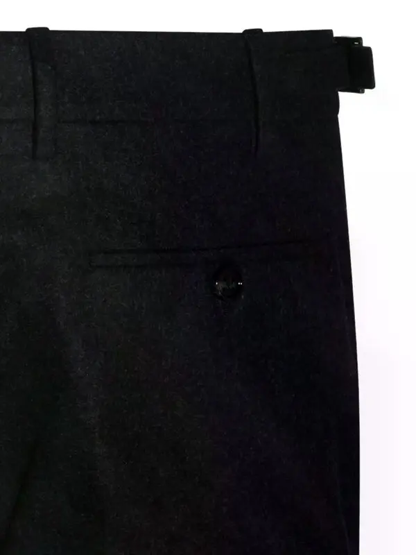 BERWICH Pressed-crease Pleated Trousers