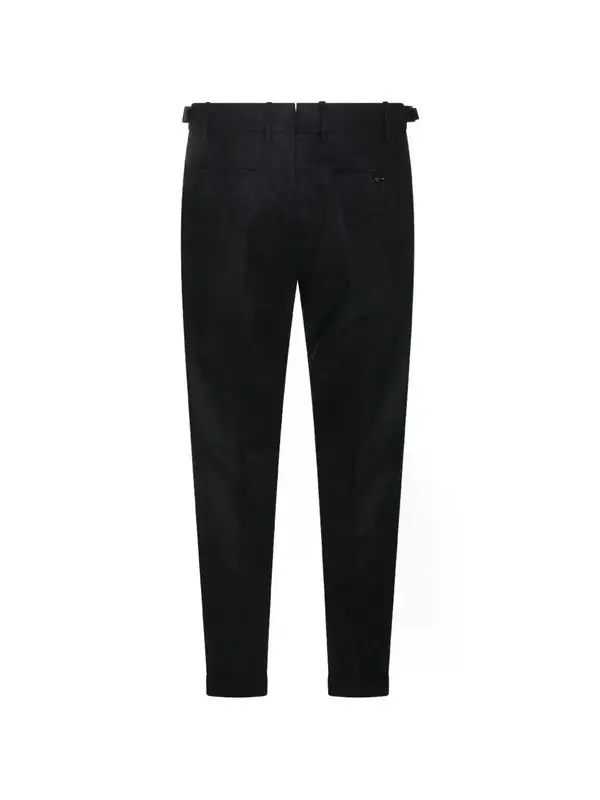 BERWICH Pressed-crease Pleated Trousers