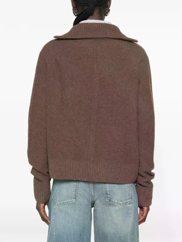 JCSOPHIE Pilar Sailor-collar Raglan-sleeve Sweater