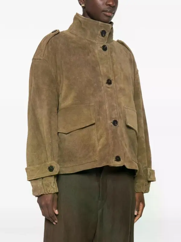 SESSUN Suede Flap-pocket Jacket