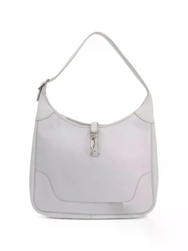 Hermès 2001 Trim Togo Leather Shoulder Bag - Blue