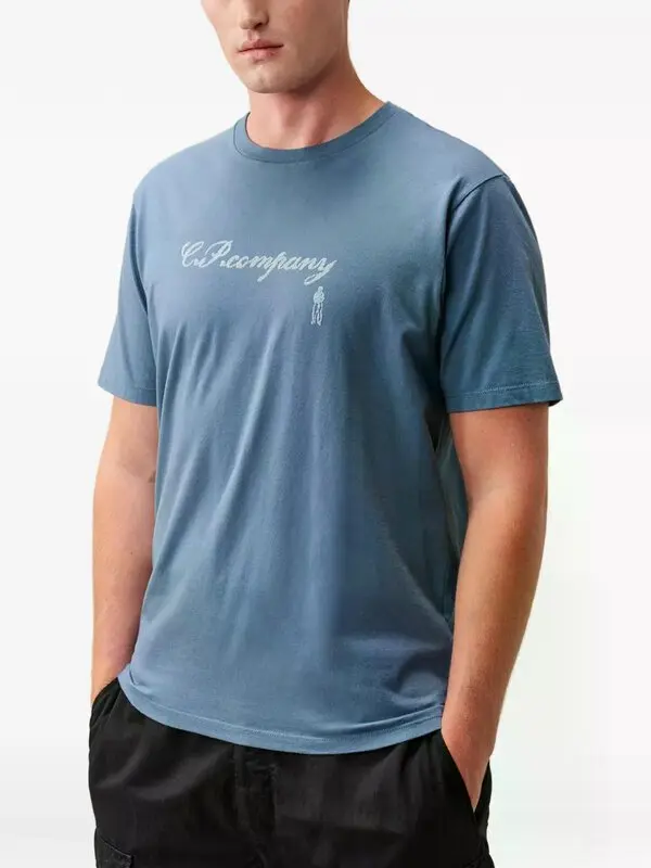 C.P. COMPANY 30/1 Jersey Short-sleeve Logo T-shirt