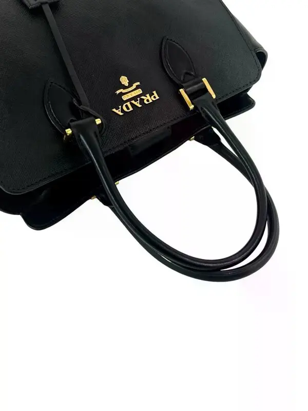Prada 2010-2026 Saffiano And Soft Calf Satchel