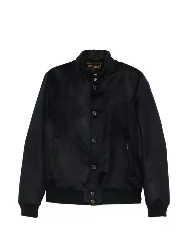 MOORER Button-fastening Bomber Jacket