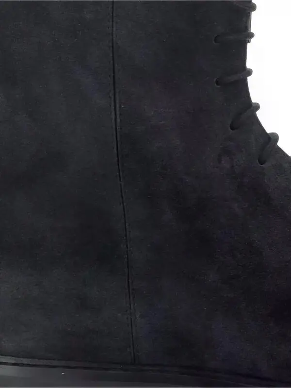 Legres Suede Lace-up Ankle Boots