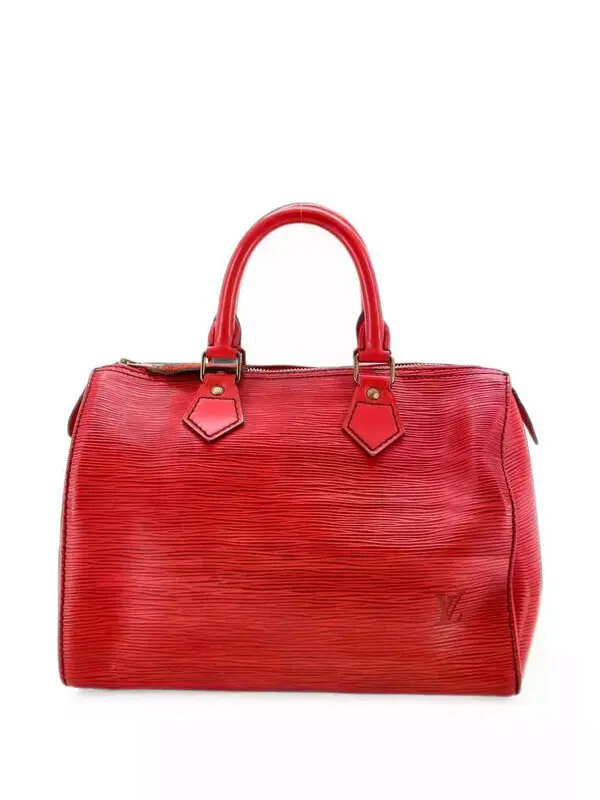LOUIS VUITTON Speedy Handbag Epi Leather 25 Satchel