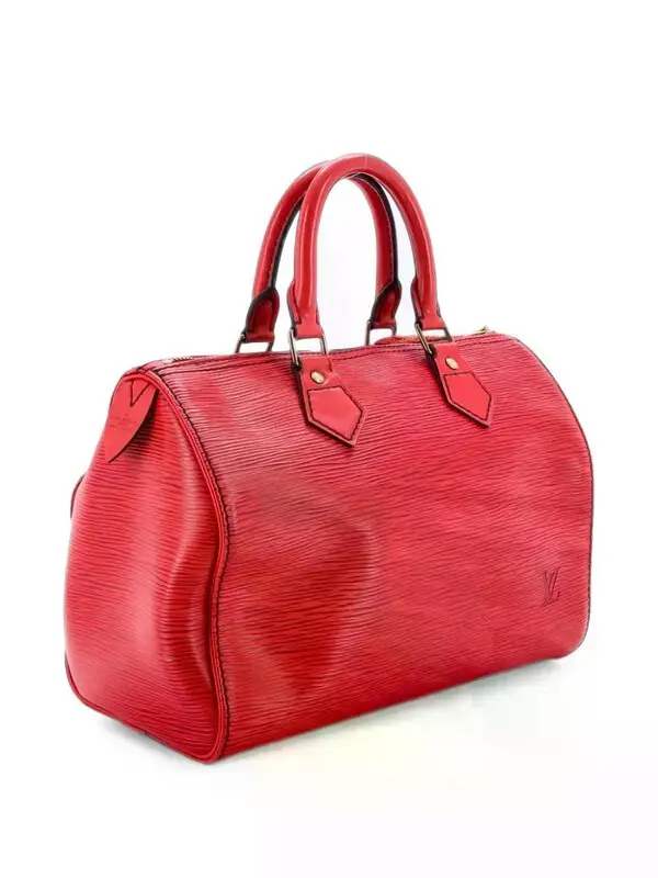 LOUIS VUITTON Speedy Handbag Epi Leather 25 Satchel