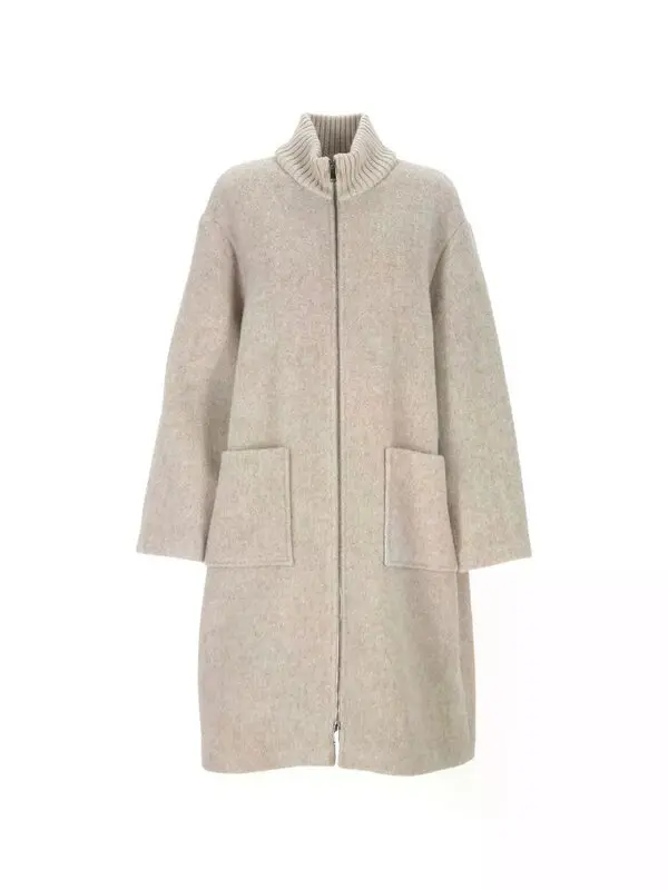 Lorena Antoniazzi High-neck Zip-up Coat