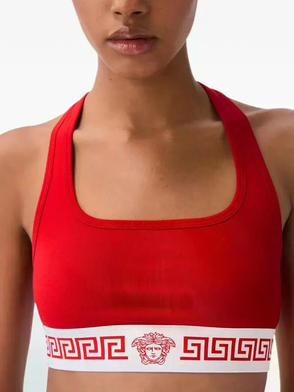 Versace Cotton-jersey Bralette