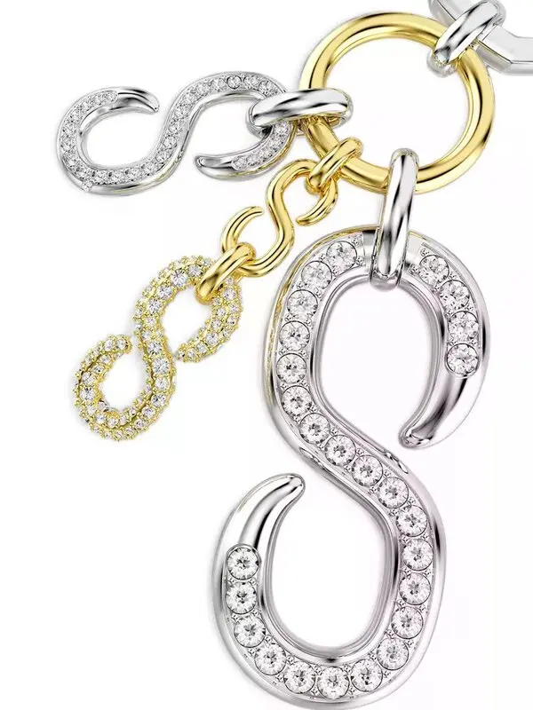 SWAROVSKI Dextera Crystal-embellished S Charm Keyring