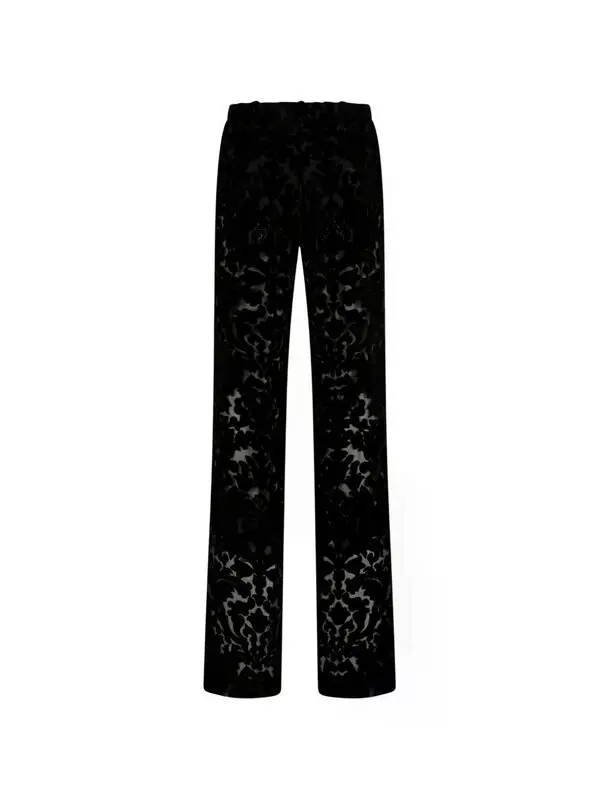 Gucci Floral Devoré Velour Pants